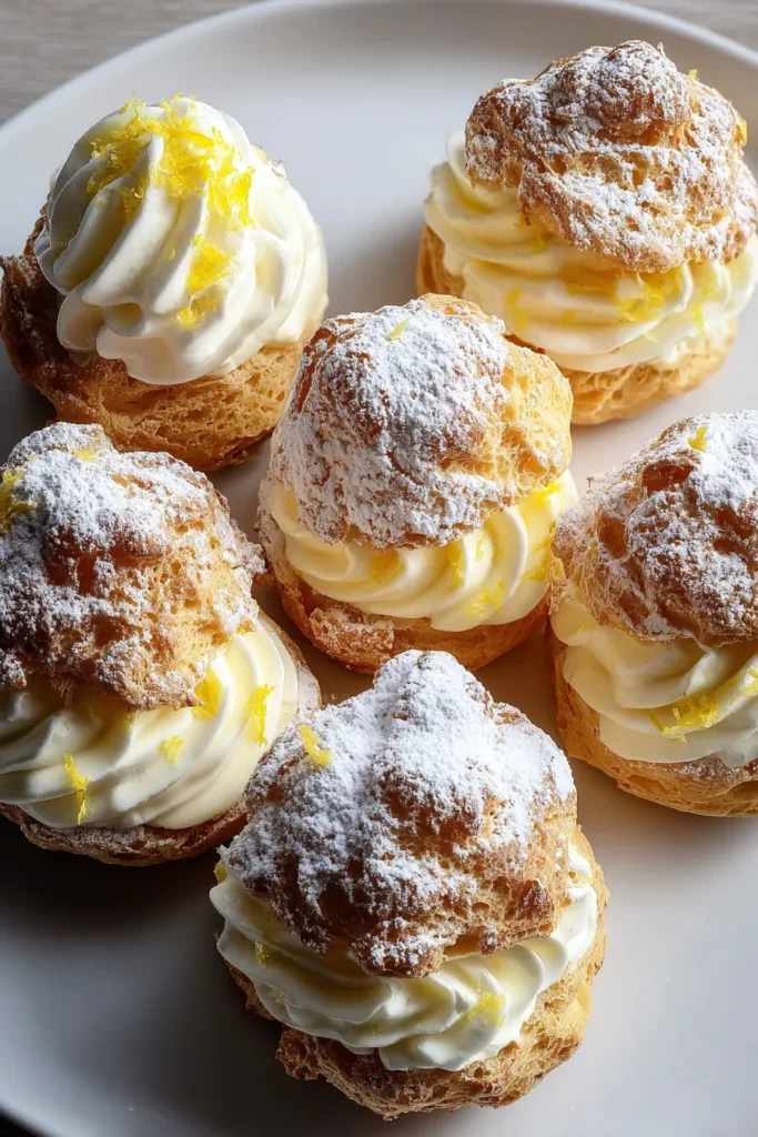 Springtime Lemon Cream Puffs – Cooking With Chef Anita
