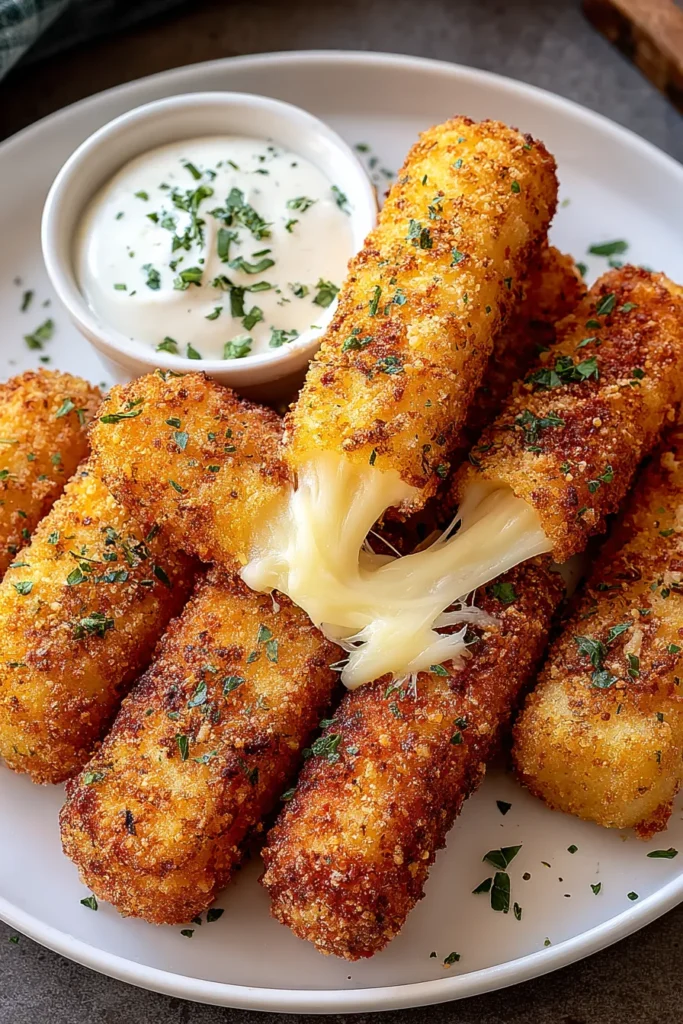 Healthy Mozzarella Sticks with String Cheese – Cooking With Chef Anita