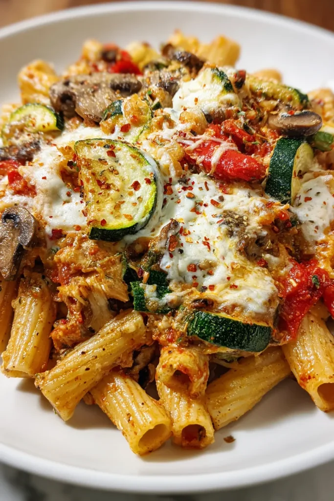 Loaded Veggie Baked Ziti – Cooking With Chef Anita