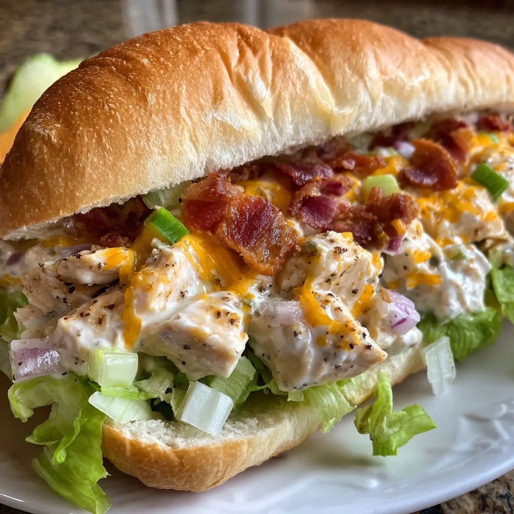 Chopped Chicken Bacon Ranch Sandwich – Cooking With Chef Anita