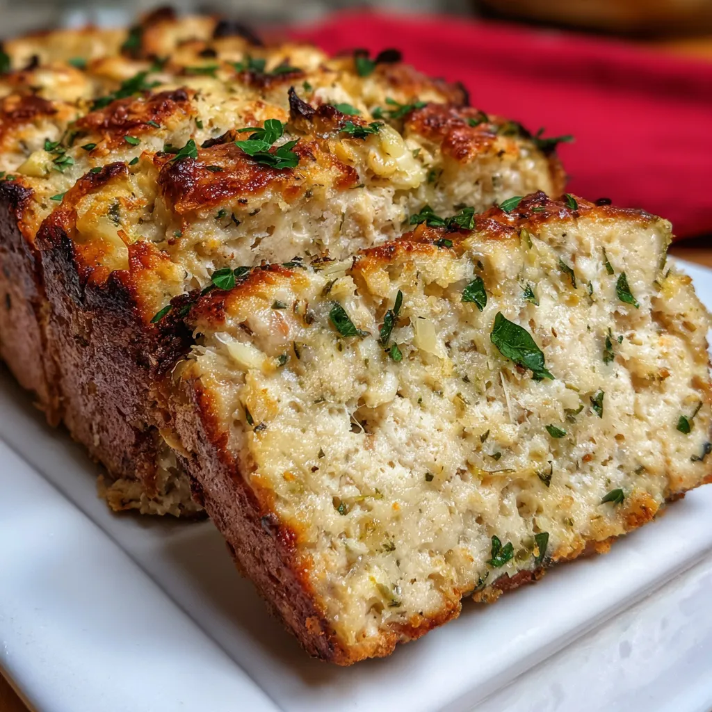 Cheesy Garlic Parmesan Chicken Loaf – Cooking With Chef Anita