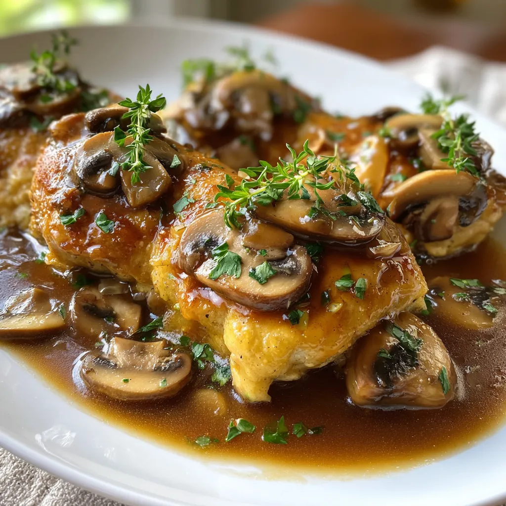 Savory Baked Chicken Madeira with Mushroom Sauce and Herbs – Cooking ...