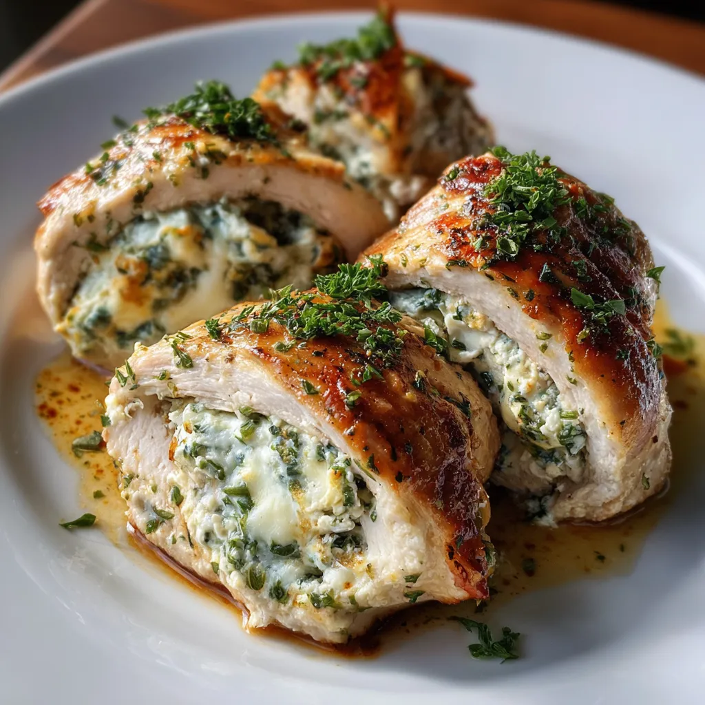Herbed Ricotta Stuffed Chicken Rolls – Cooking With Chef Anita