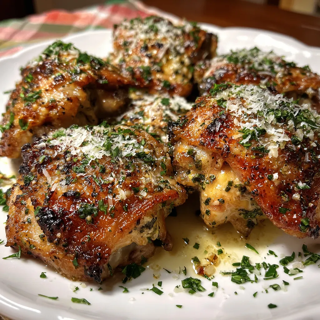 Garlic Parmesan Chicken Thighs – Cooking With Chef Anita