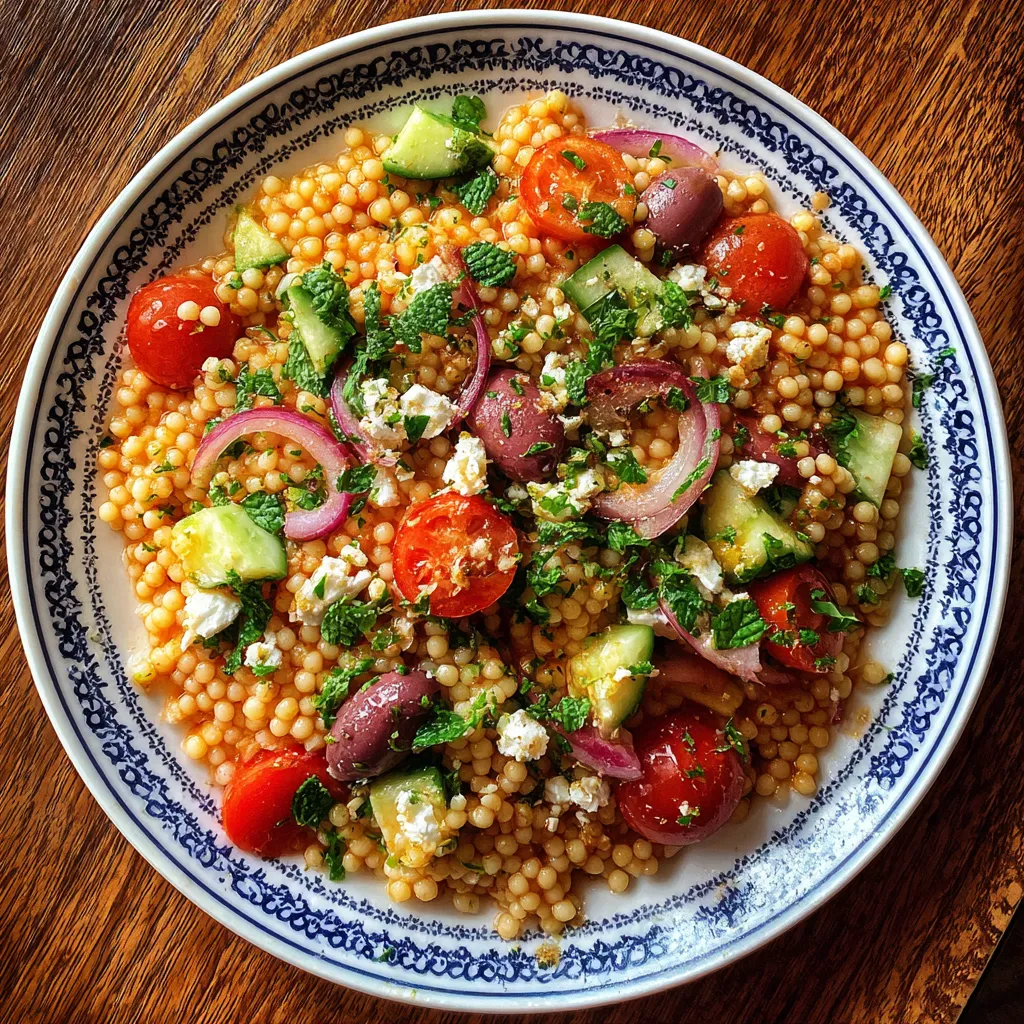 Mediterranean Pearl Couscous – Cooking With Chef Anita