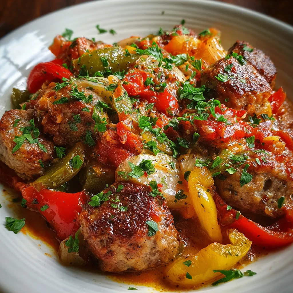 Italian Sausage & Pepper Casserole – Cooking With Chef Anita
