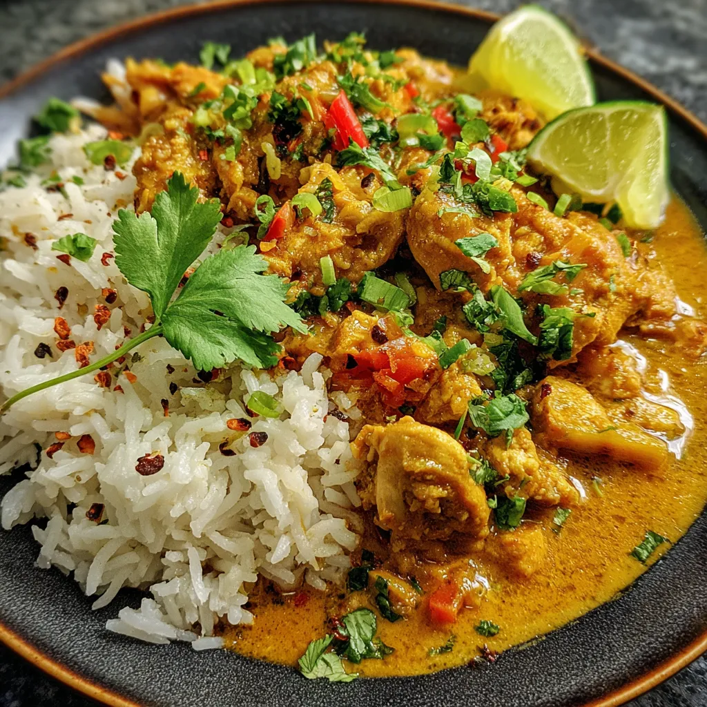 Curried Coconut Chicken & Rice – Cooking With Chef Anita