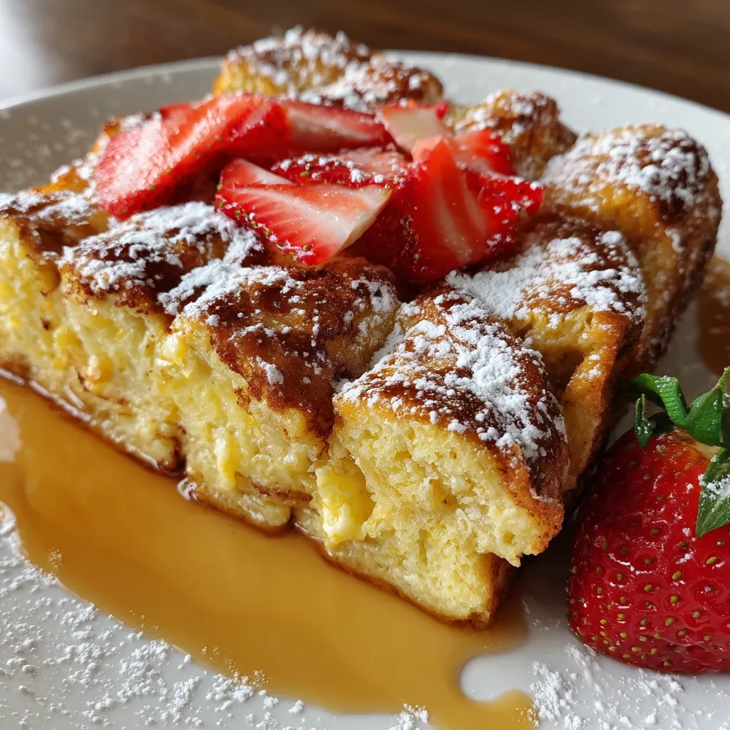 Sweet Hawaiian Roll French Toast Bake – Cooking With Chef Anita