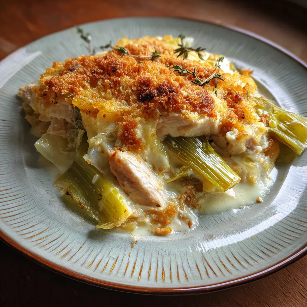 Chicken Leek Bake – Cooking With Chef Anita